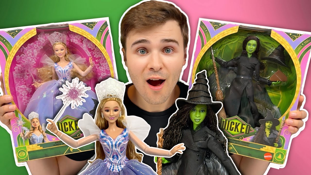 NEW Wicked Part II Dolls! For Good Elphaba & Glinda! - YouTube