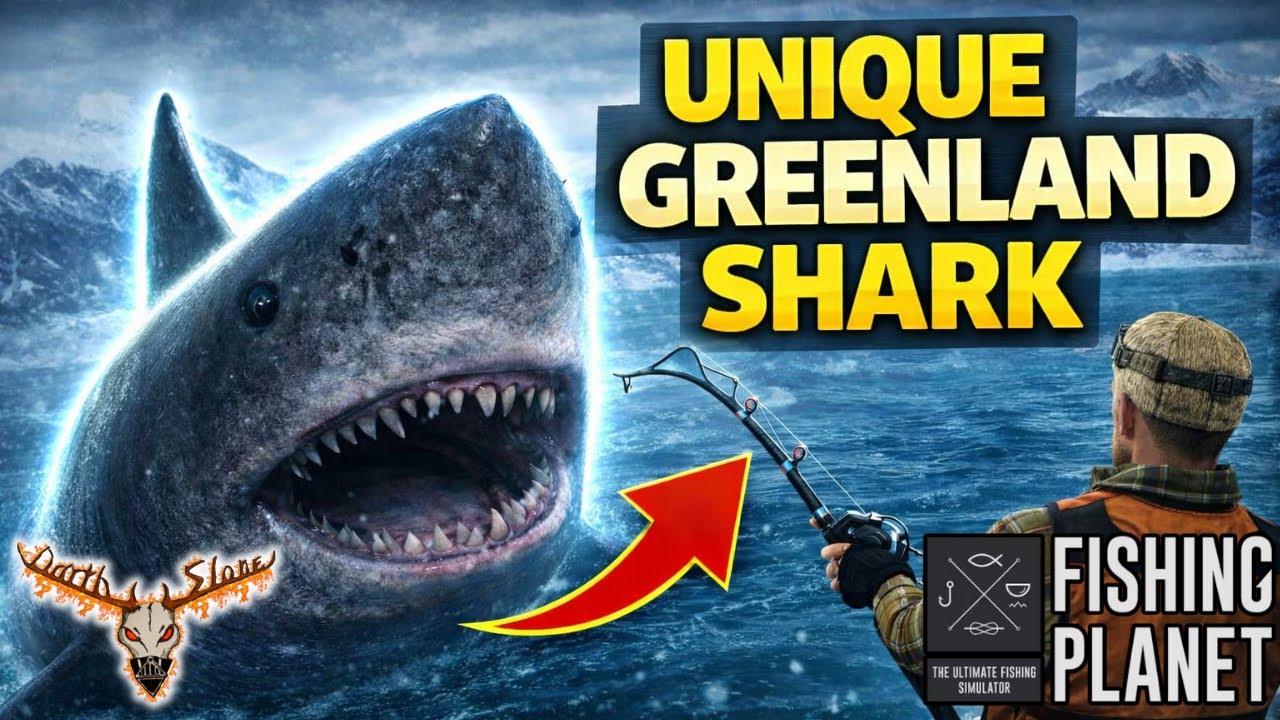 How to Catch the UNIQUE Greenland Shark | Norway Map Guide | Fishing ...