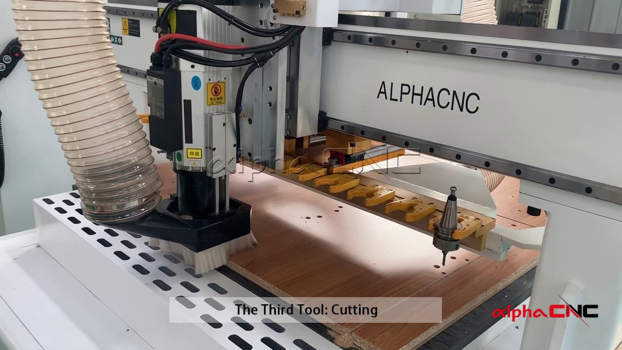 The New design Alpha APS-1325 ATC CNC Router Machine - YouTube