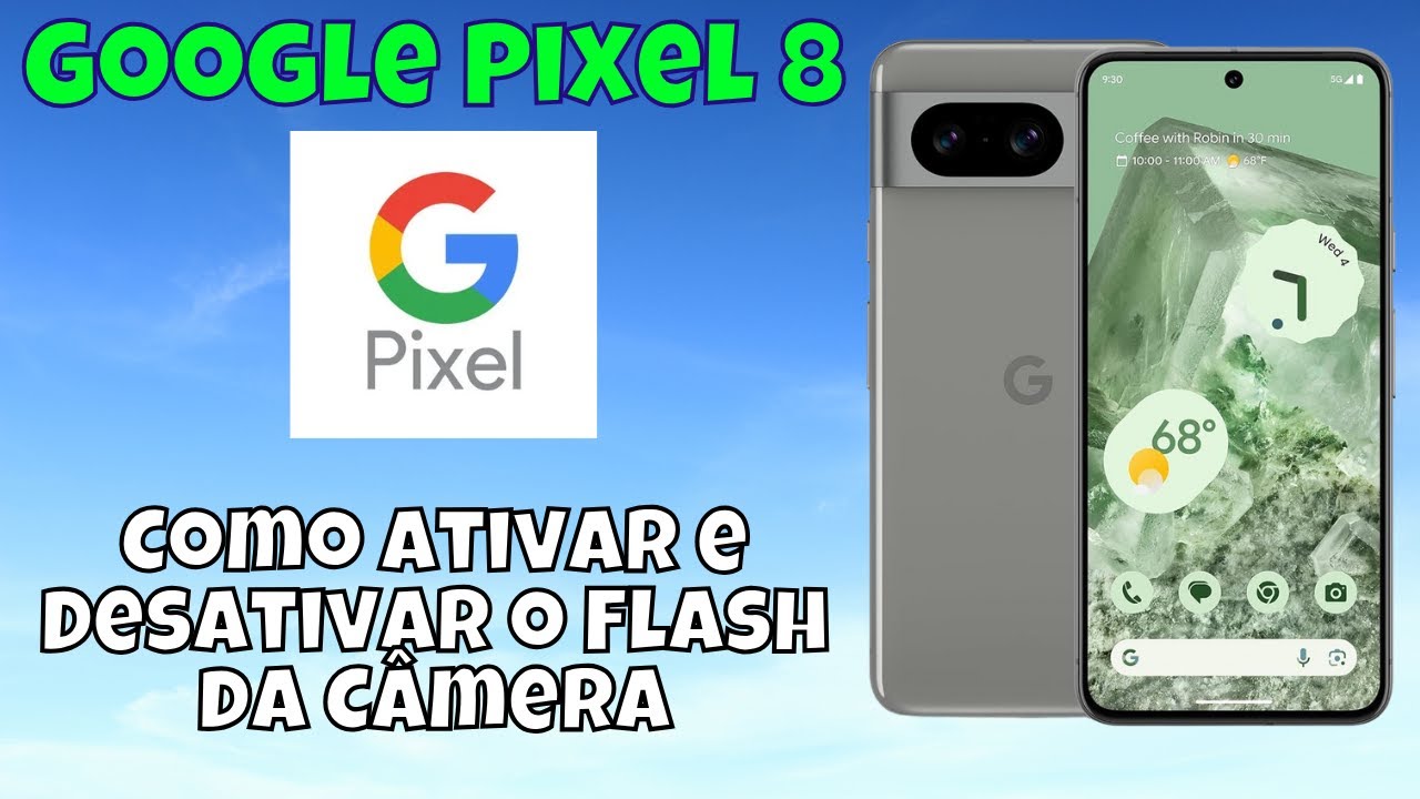 💡 Como Ativar e Desativar o Flash da Câmera no Google Pixel 8 (Passo a ...