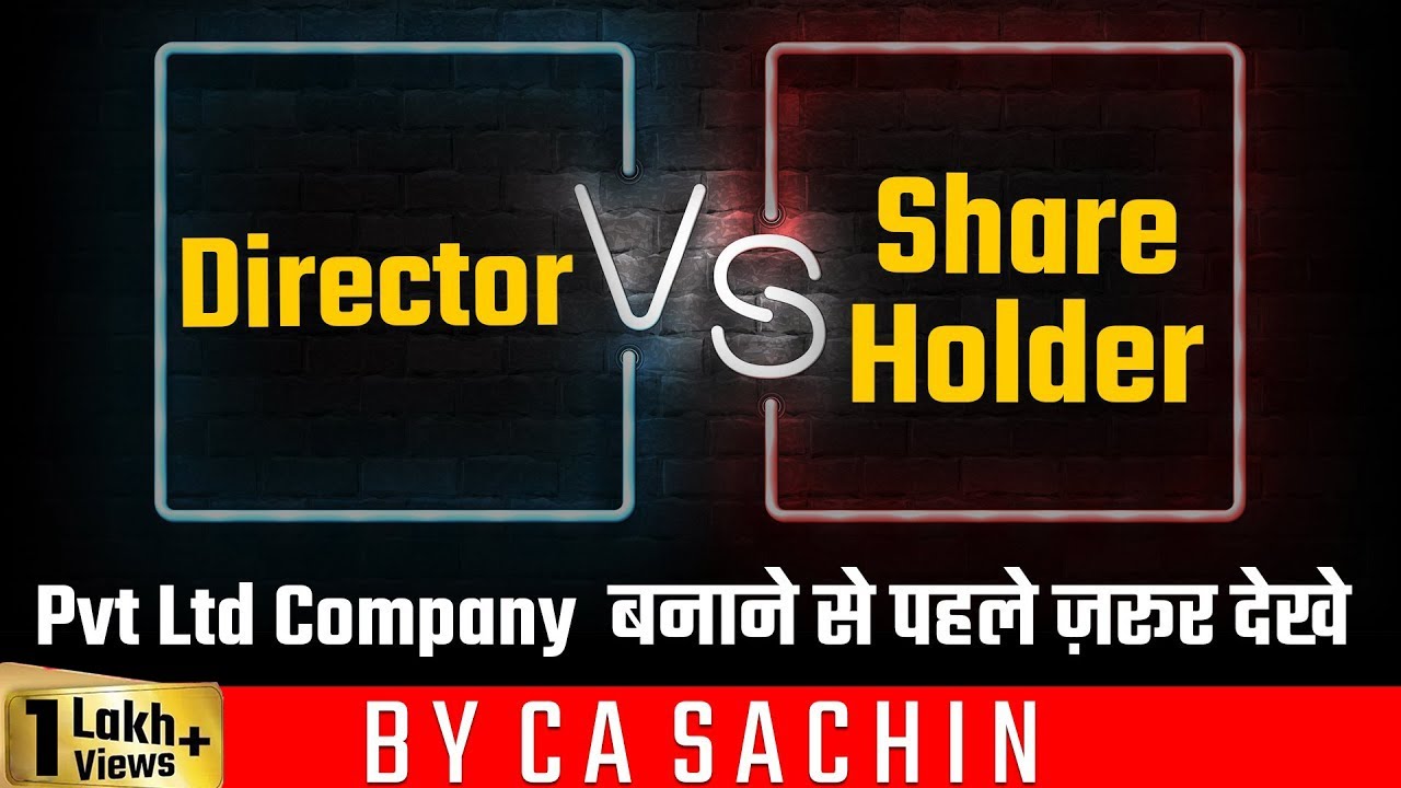 Share Holder VS Director | Liability VS Benefits | Who is Real Owner ...