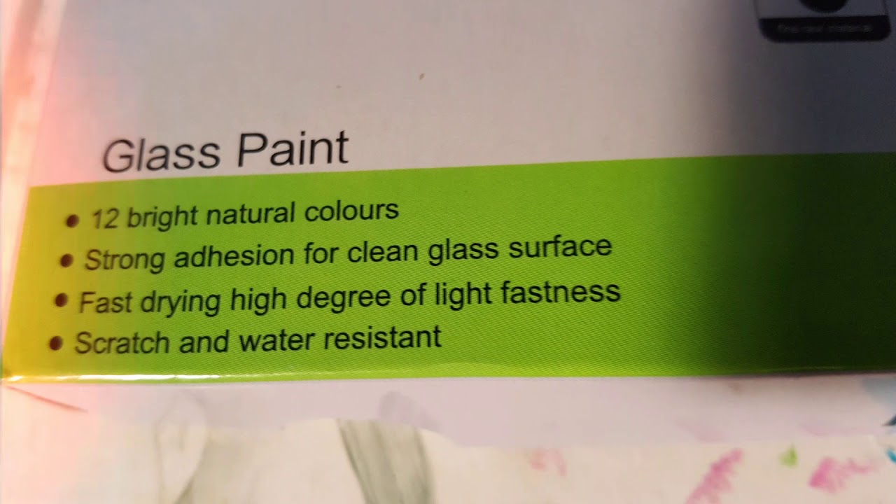 Glass Paint with demonstration pictures - YouTube
