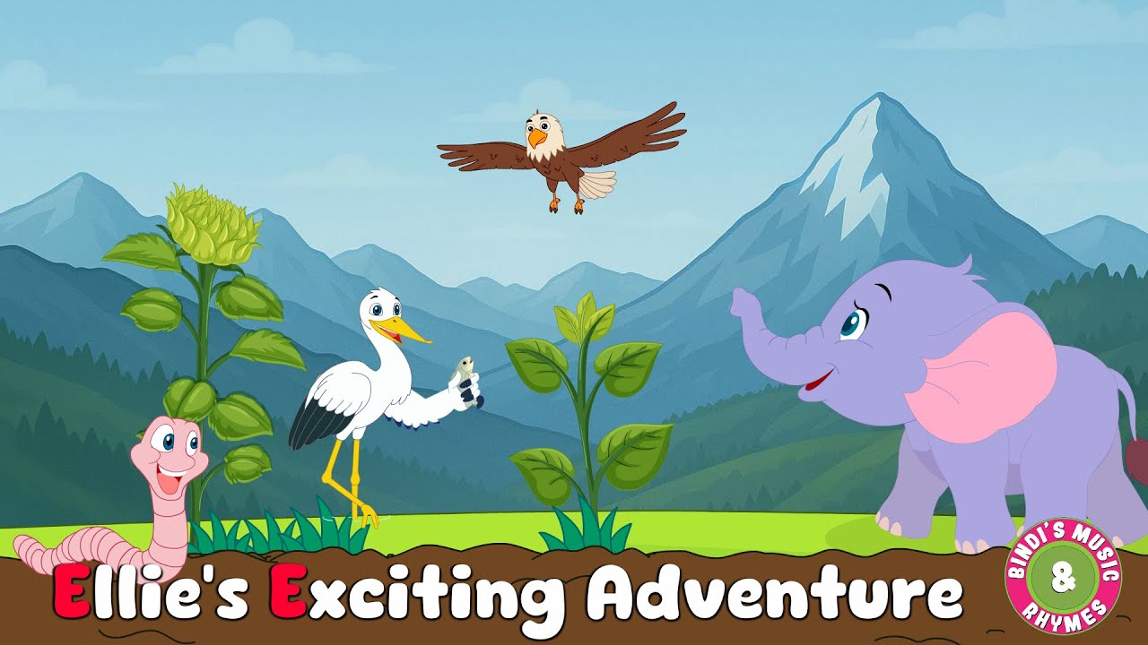 Story of Letter E | Phonics E | Ellie's Exciting Adventure - Storytime ...