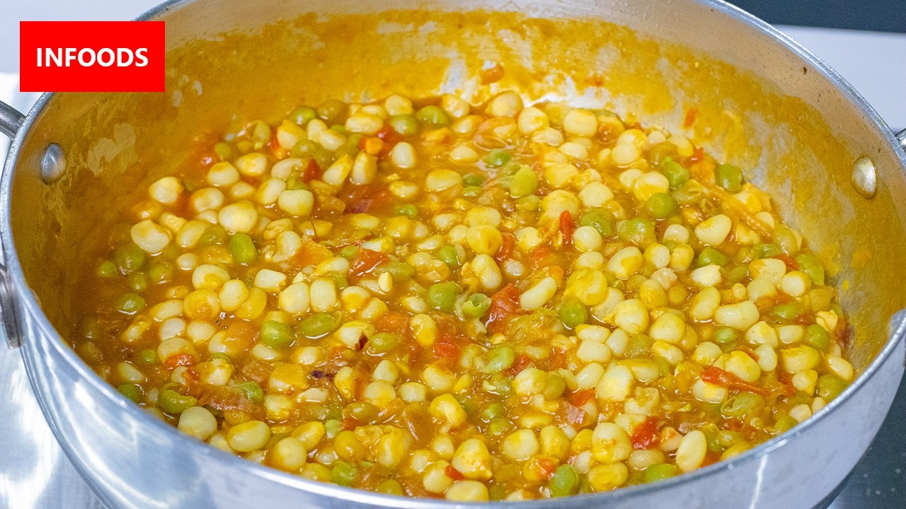 Maize and Peas Githeri Recipe | How to Cook Githeri using Maize and ...