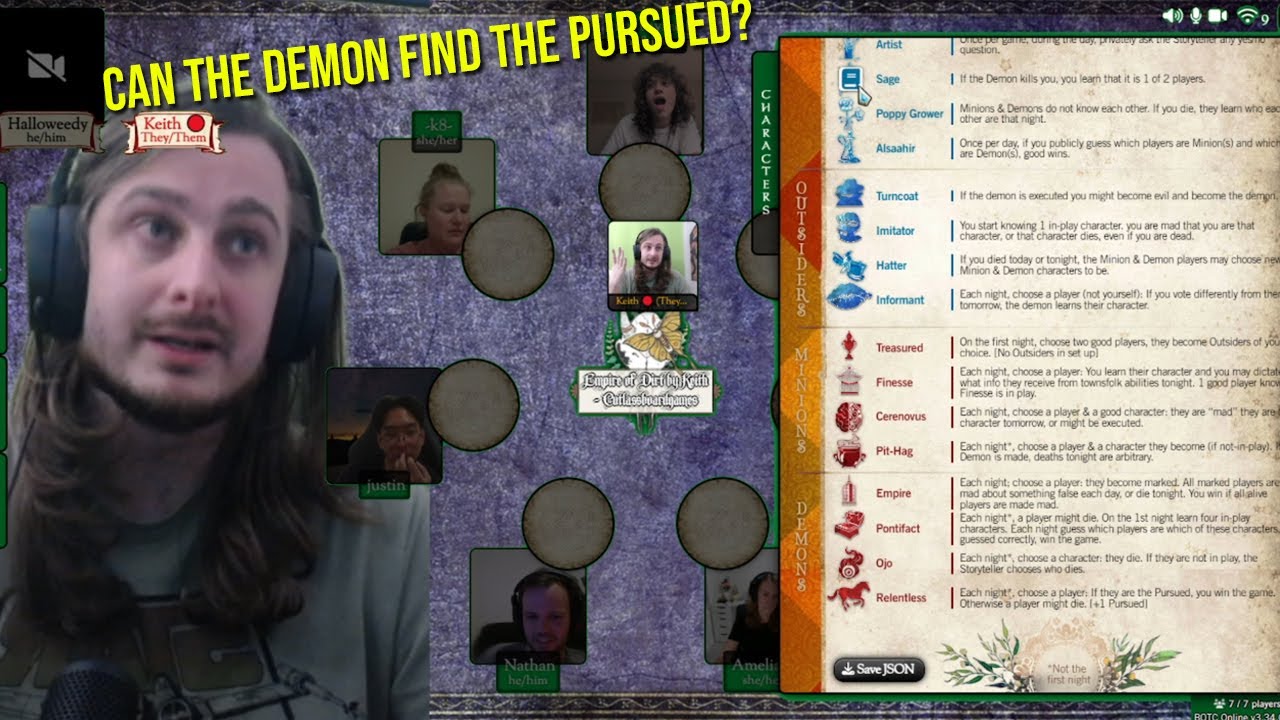 [Blood on the Clocktower] - Insane new Custom Demon! - YouTube