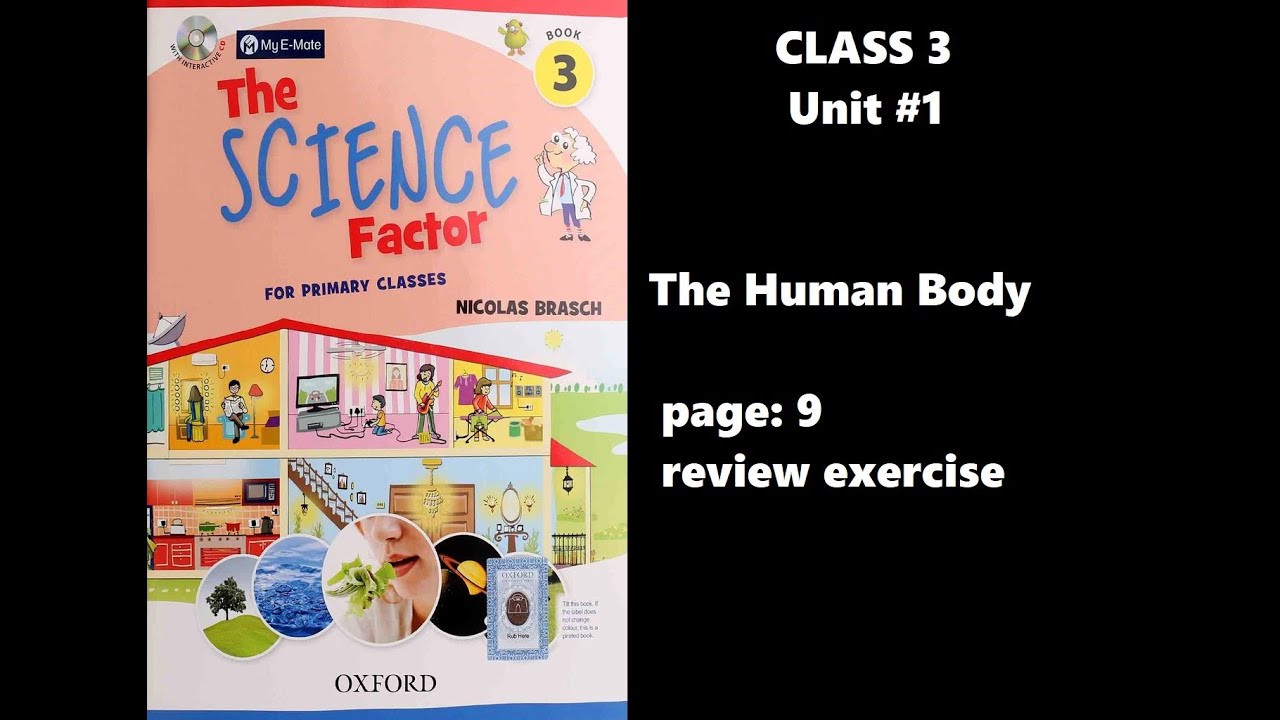 Class 3 Unit 1 The human body Pg:9 Reading+Review Exercise - YouTube