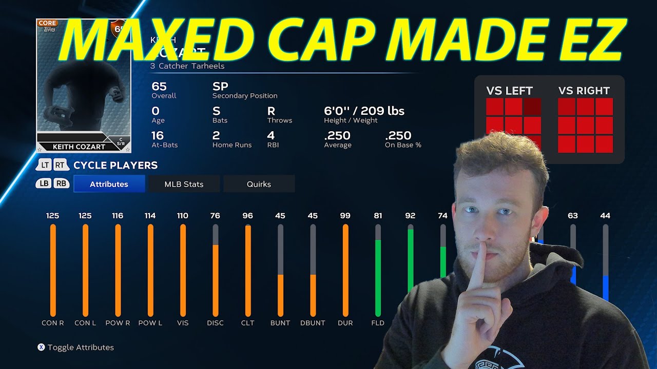 Max Out Your Ballplayer Quick Using This Method.... - YouTube