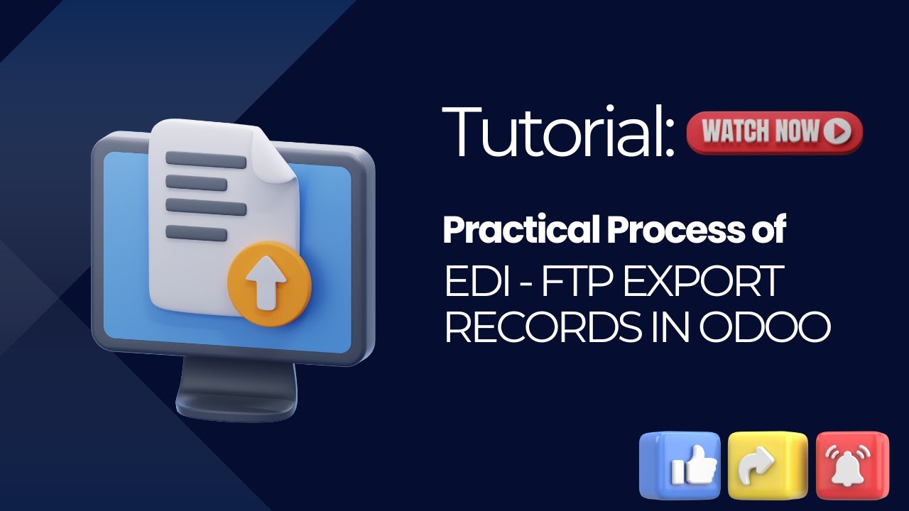 EDI Integration - Export Records from Odoo - YouTube