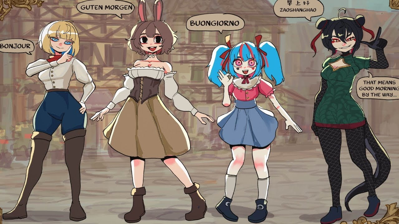 LOVELY CASUAL GIRLS ٩( ‿ )۶ | Comic by basedbinkie - YouTube