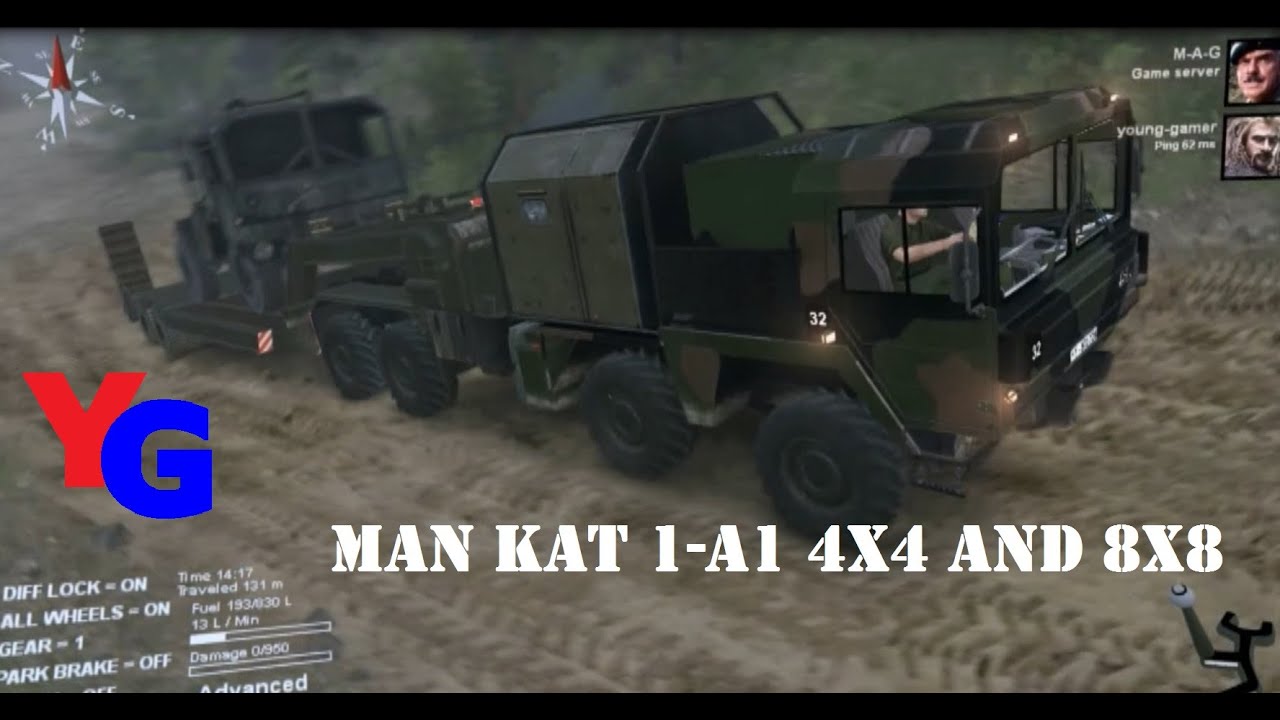 Spintires Mod Review: MAN KAT 1-A1. If you like heavy duty trucks, you ...