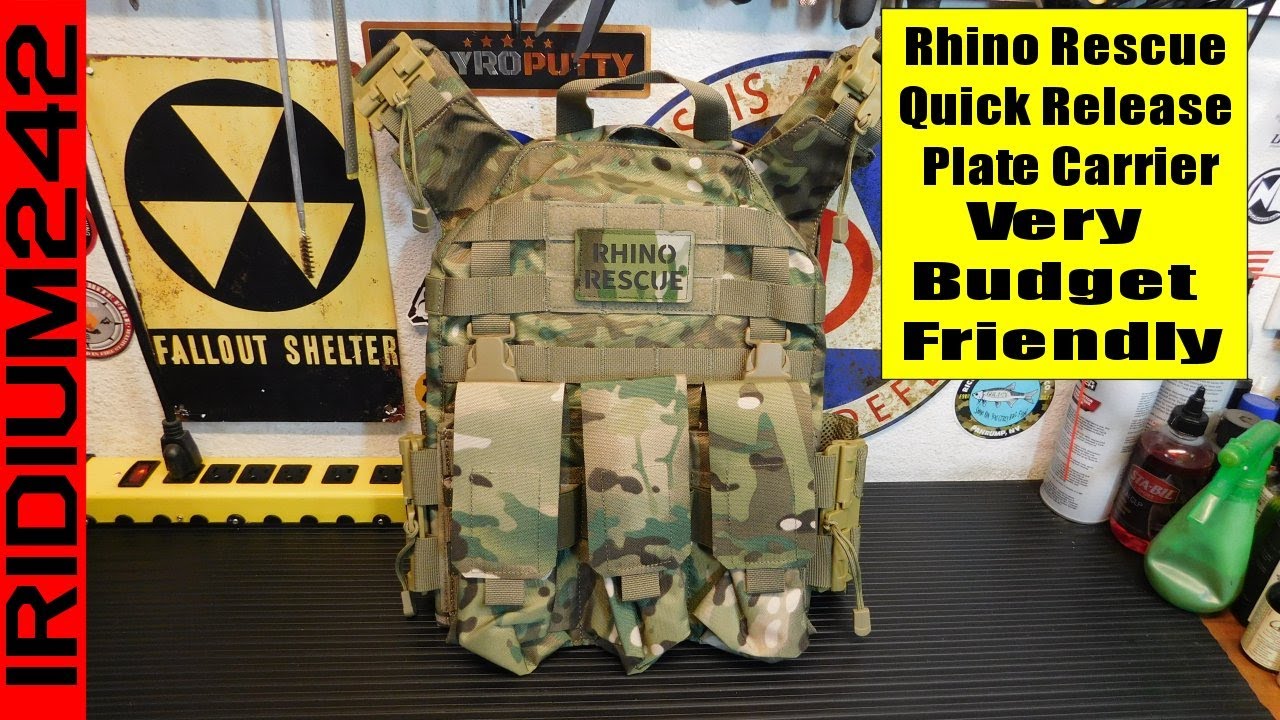 Rhino Rescue Quick Release Plate Carrier - Affordable Gear! - YouTube