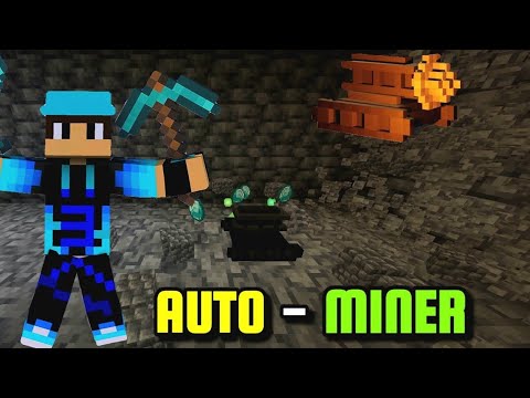Auto Mining MACHINE For Minecraft - YouTube