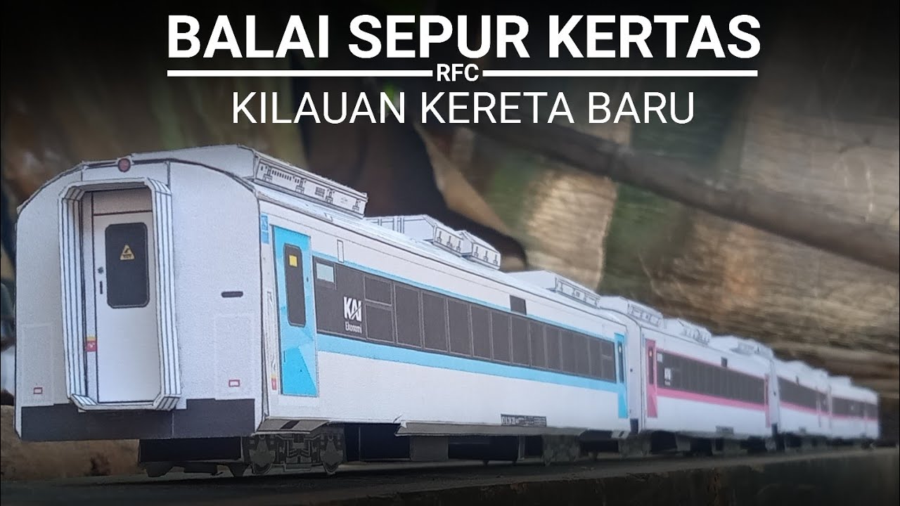 KERETA STAINLESS STEEL GENERASI 2 | Papercraft Kereta Api | [BALAI ...