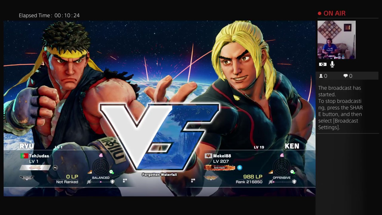 Street Fighter V Broadcast With Mekel Kasanova - YouTube