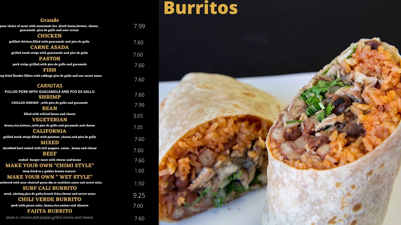 SO Cali menu 1 - YouTube