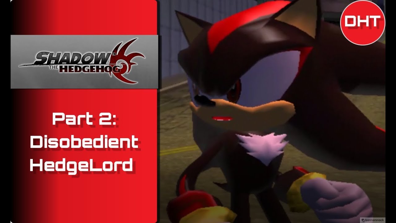H Plays: Shadow The Hedgehog Part 2: Disobedient HedgeLord - YouTube