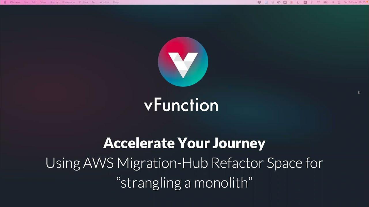 vFunction and AWS Migration-Hub Refactor Spaces Demo - YouTube
