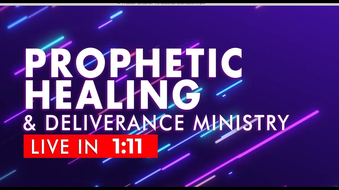 Prophetic Healing and prayer Ministry - YouTube