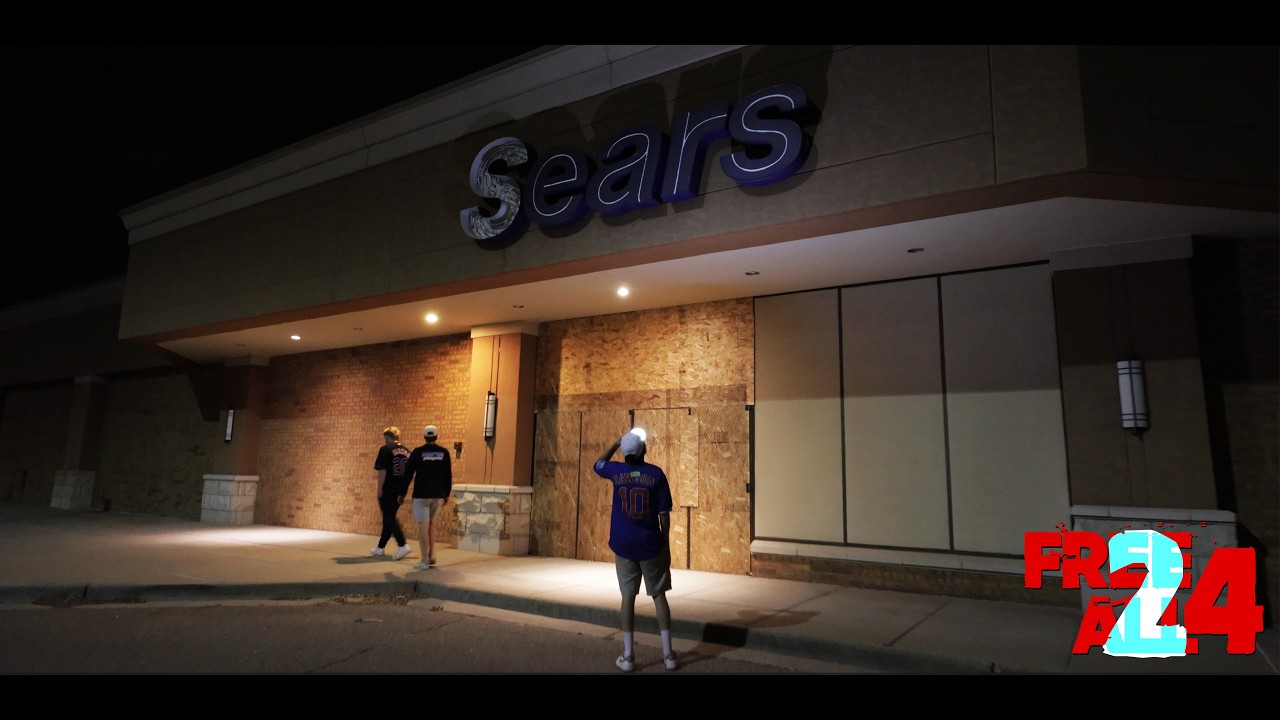 Exploring CREEPY ABANDONED Sears at NIGHT! - YouTube