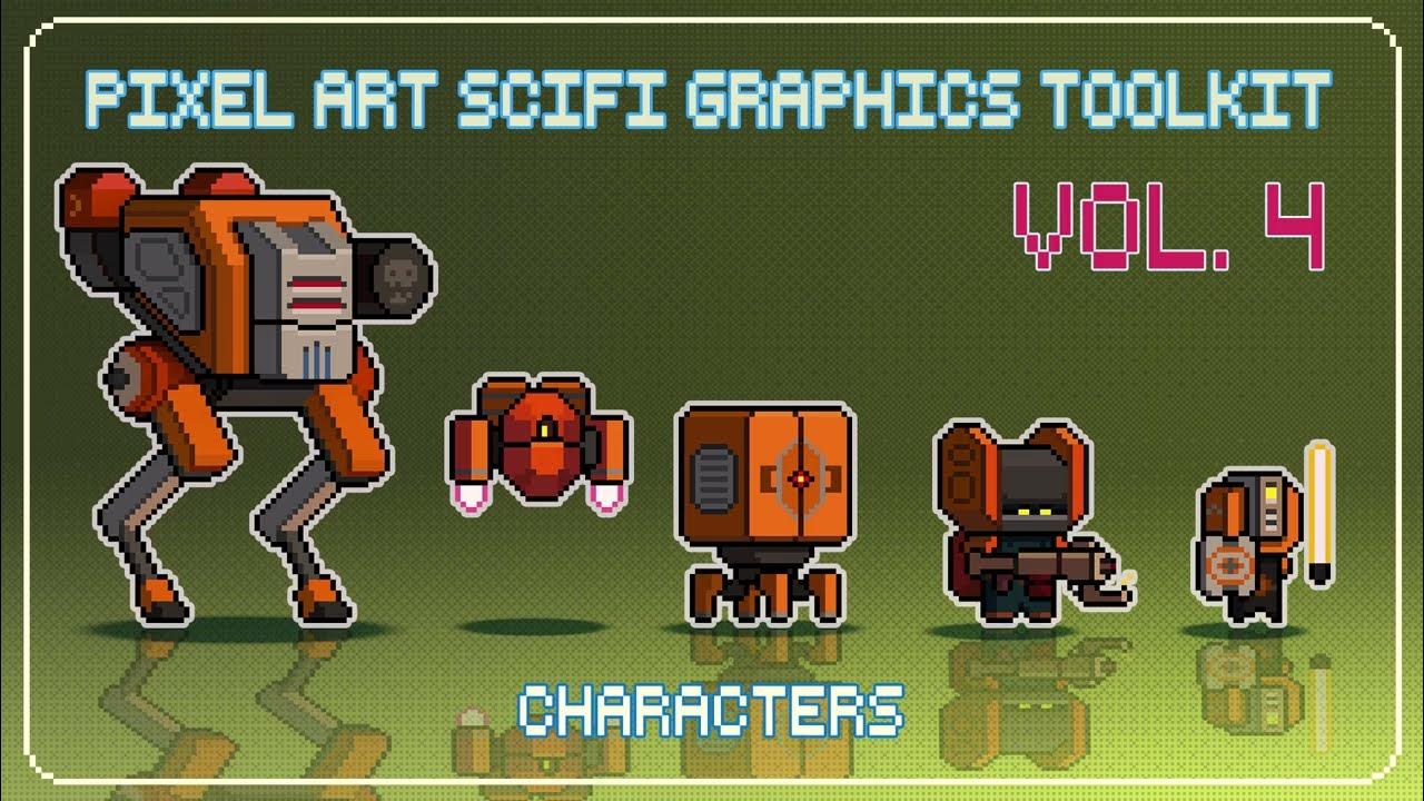 Pixel art Characters Toolkit vol.4 #pixelart #animation #assets - YouTube