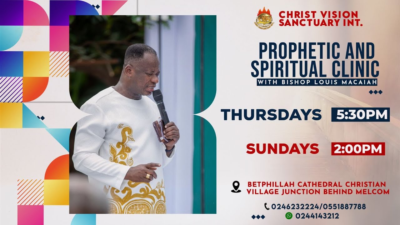 SPIRITUAL CLINIC II Thursday 15TH FEBRUARY 2024 II WITH BISHOP LOUIS ...