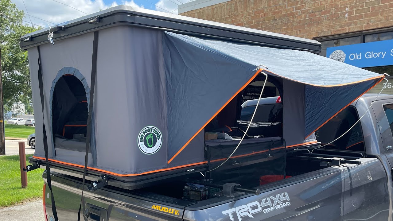 Aluminum Roof Top Tent - Bigfoot Tents RTT - YouTube