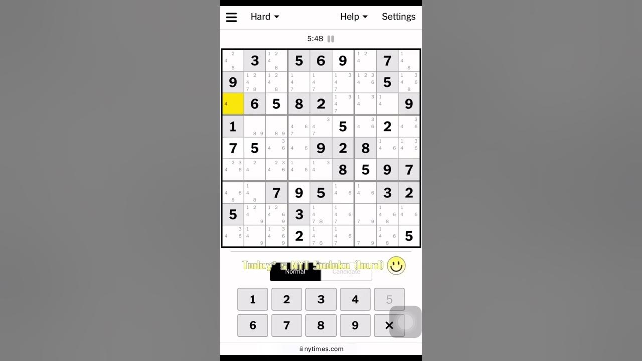 How To Solve Today s NYT Sudoku hard YouTube how-to-solve-today-s-nyt-sudoku-hard-youtube