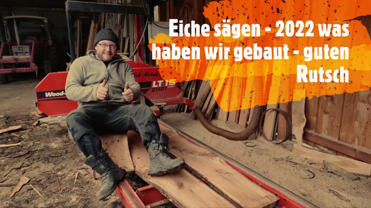 Eiche wunderschöne Maserung - Jahresrückblick - Guten Rutsch - YouTube