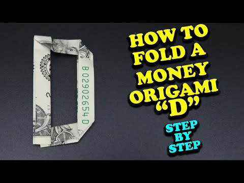Dolar Origami Alfabesi | 1 Dolarlık Bankadan \