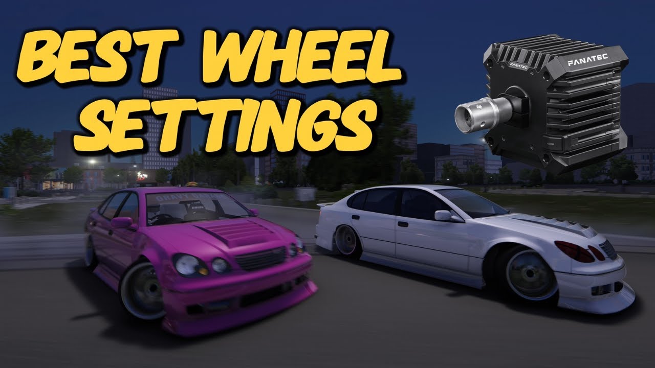 BEST Fanatec Wheel Settings For Assetto Corsa - YouTube
