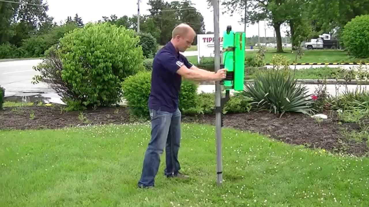 Tippmann Propane Hammer EFI Sign Post Driver - YouTube
