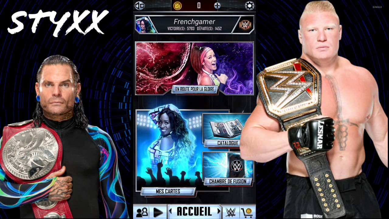 Wwe supercard #21 - Attaques en TBG - YouTube