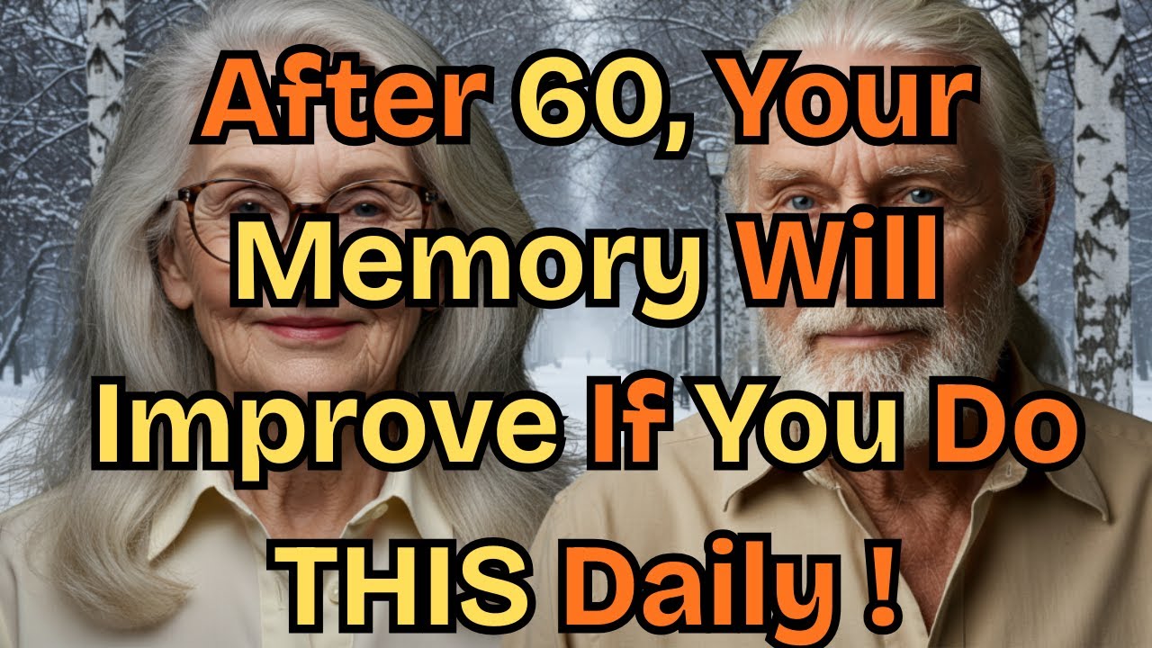 After 60, Your Memory Will Improve If You Do THIS Daily! - YouTube