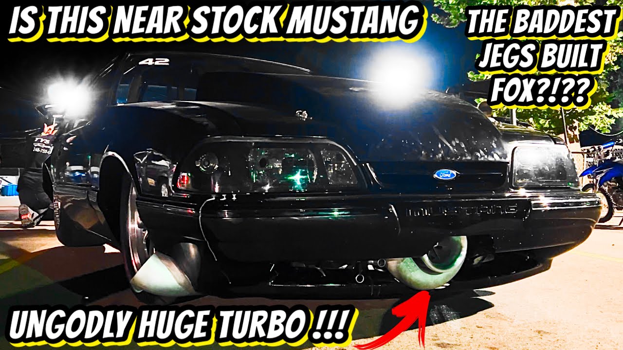 This MONSTER TURBO MUSTANG Looks STOCK…and it’s built with JEGS PARTS ...
