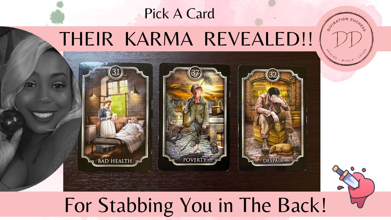 The Backstabber's Get Their Karma! Pick A Card Reading - YouTube
