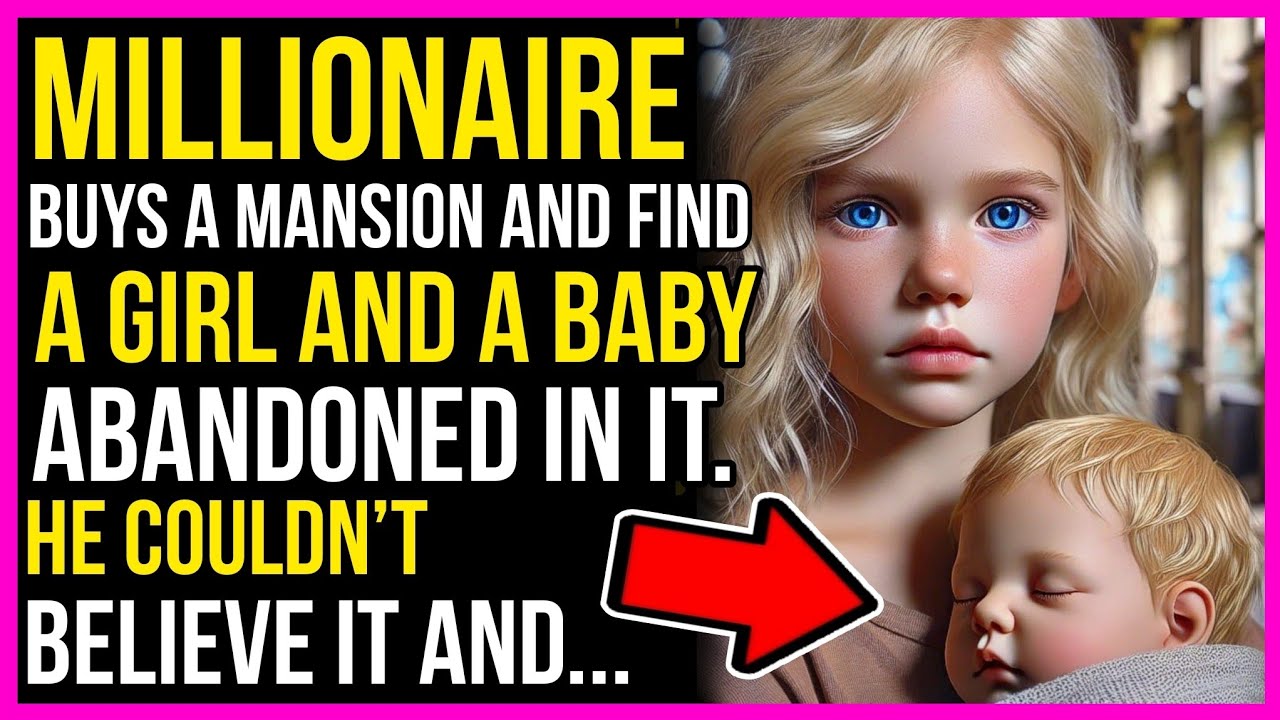 🟢 MILLIONAIRE BUYS ABANDONED MANSION AND FINDS A HIDDEN GIRL WITH HER BROTHER, UNCOVERING ...