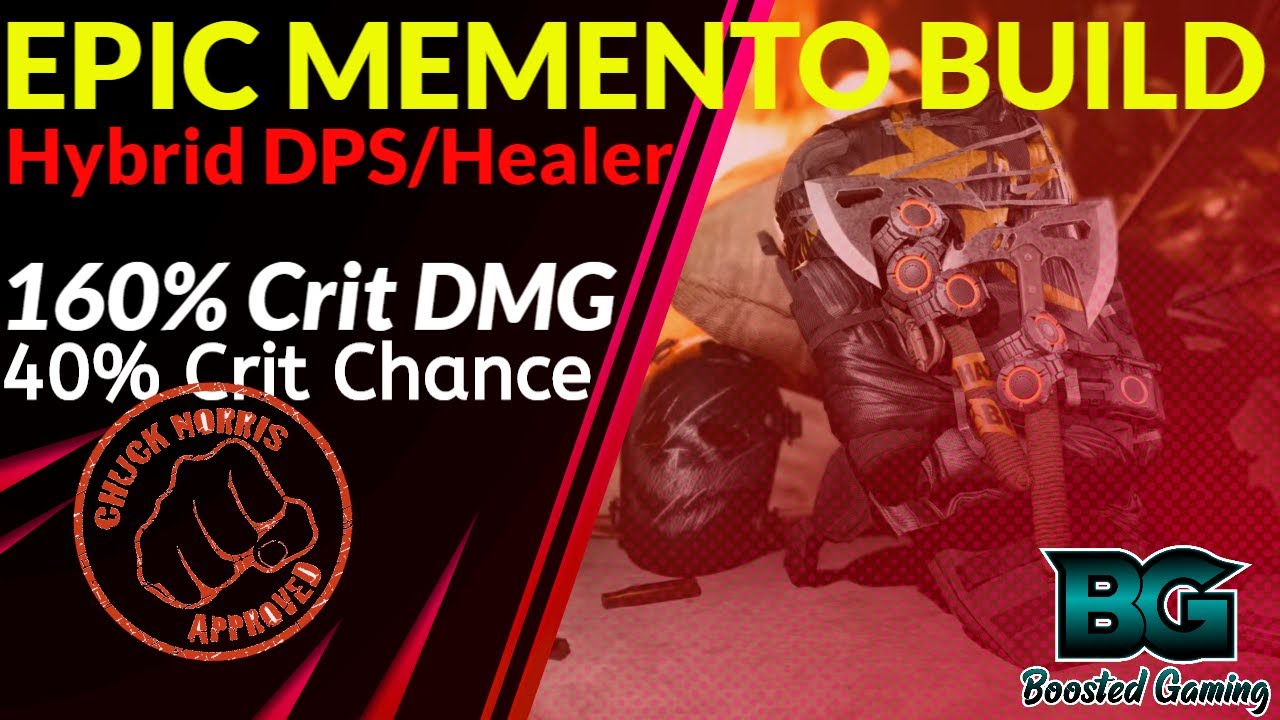 EPIC MEMENTO EXOTIC Backpack Build - The Division 2 - TU 11 DPS/Healer ...