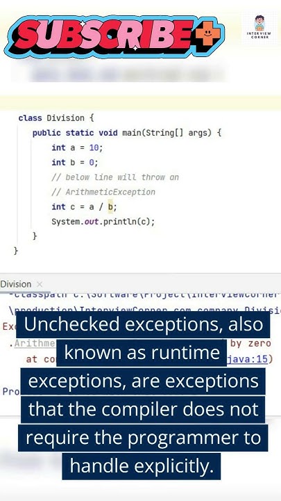 Demystifying Checked And Unchecked Exceptions In Java Exception Handling Youtube