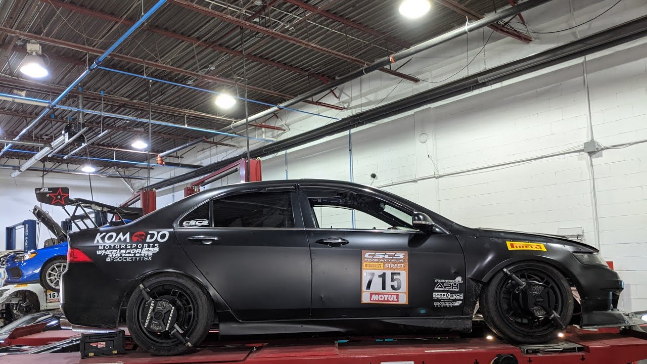 TSX Weight & Koni 2800 Series Coilovers - YouTube