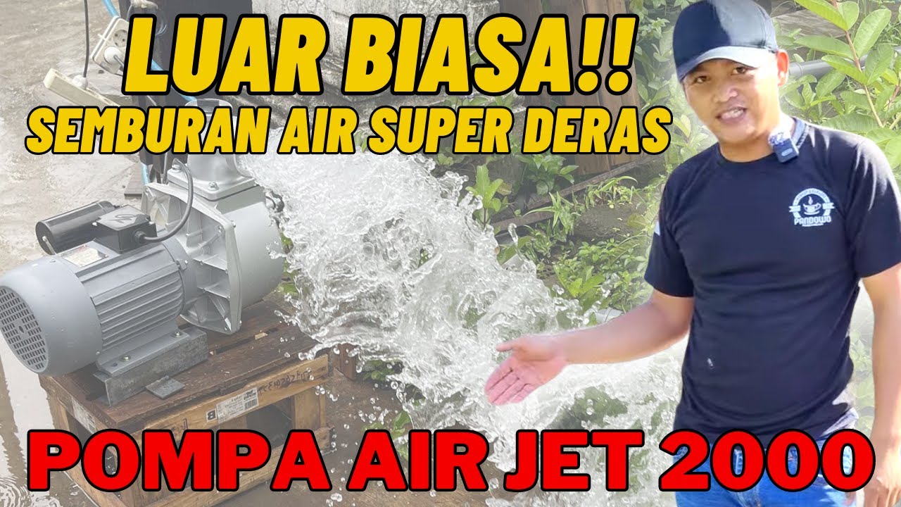 pompa air modifikasi tipe jet 2000 dgn menggunakan alkon diesel 3D ...