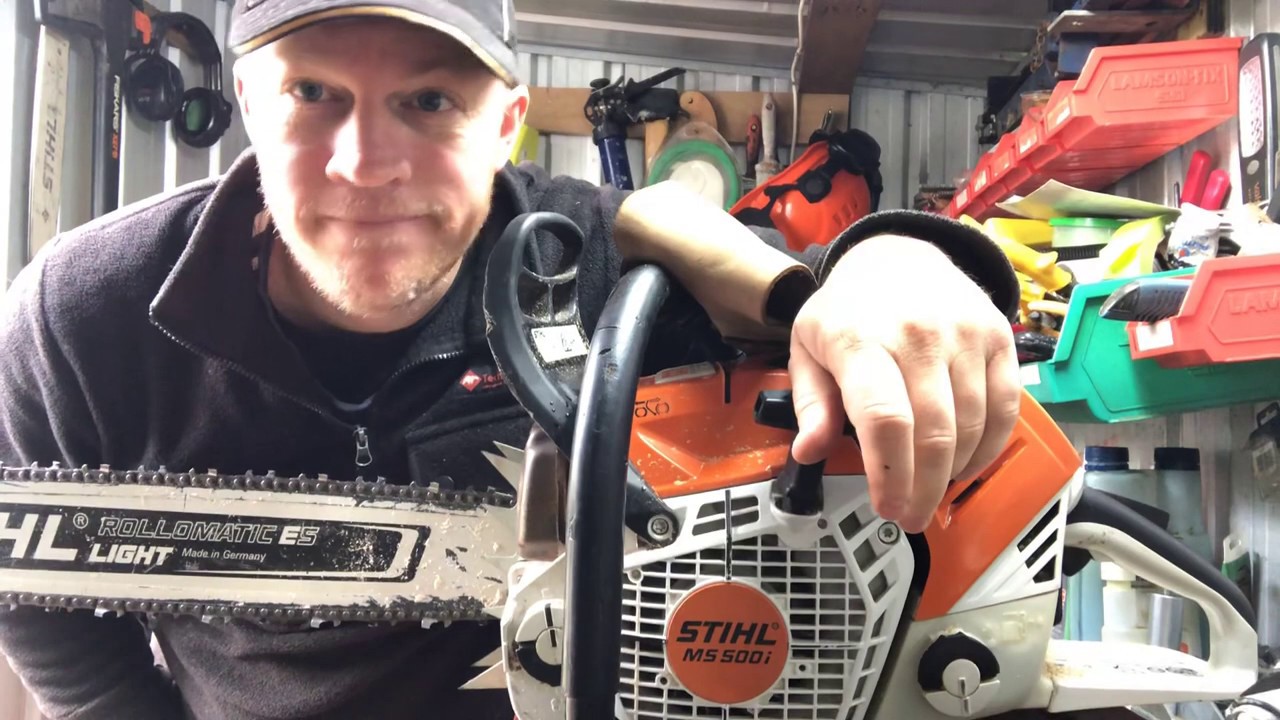 Stihl MS500i - A Closer Look! - YouTube
