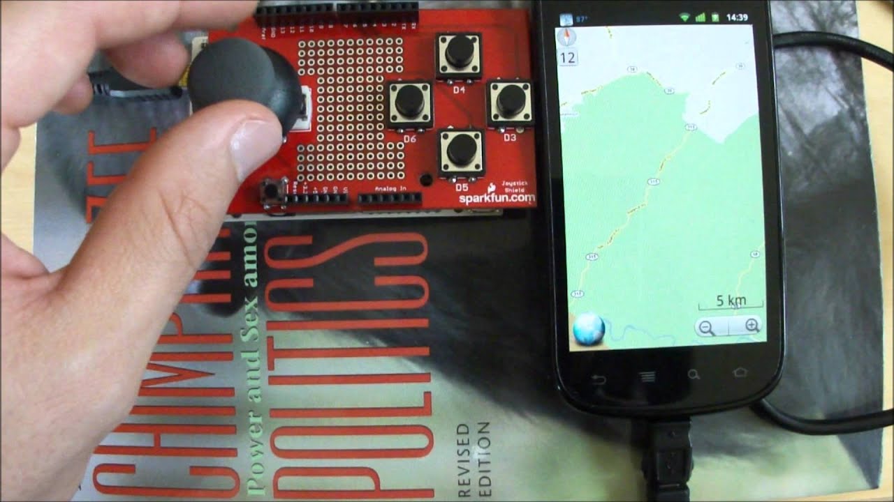 dualsportmaps.com - Android App remote control prototype - YouTube