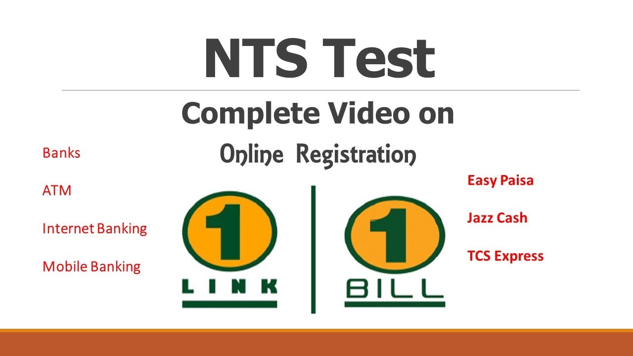NTS Fee pay via 1Link 1Bill ATM/ Internet Banking/Mobile Banking ... NTS Fee pay via 1Link 1Bill ATM/ Internet Banking/Mobile Banking ...