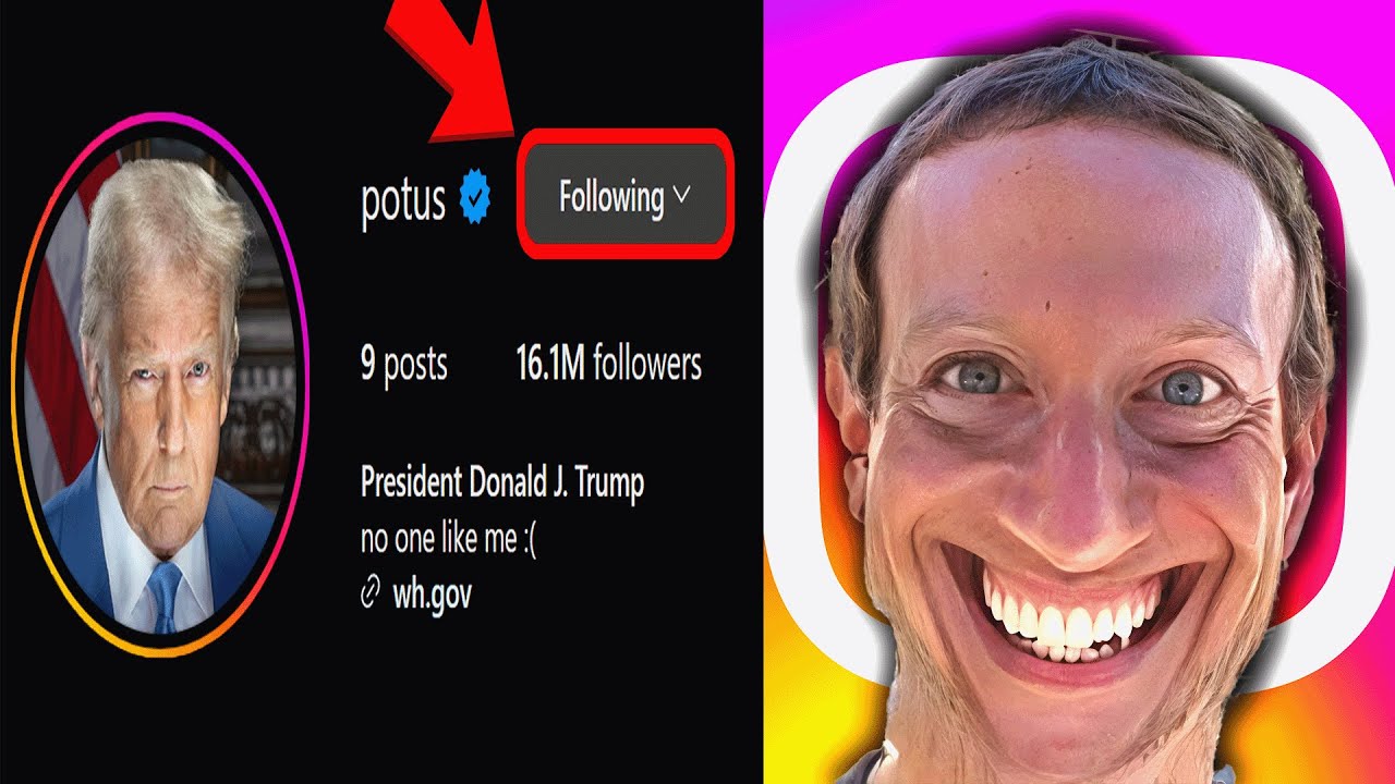 Instagram Forced You to Follow Donald Trump!? - YouTube