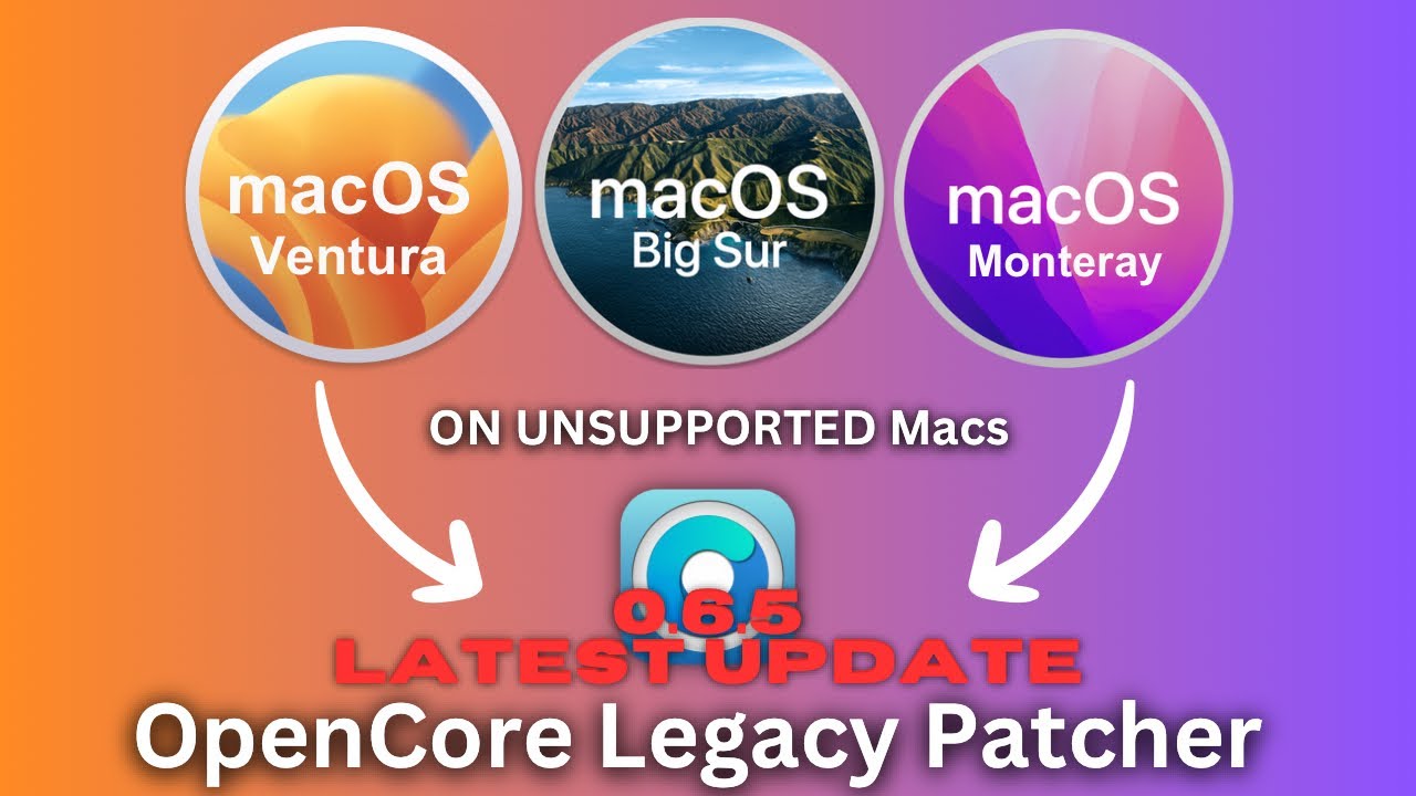 Updating Open Core Legacy Patcher - YouTube