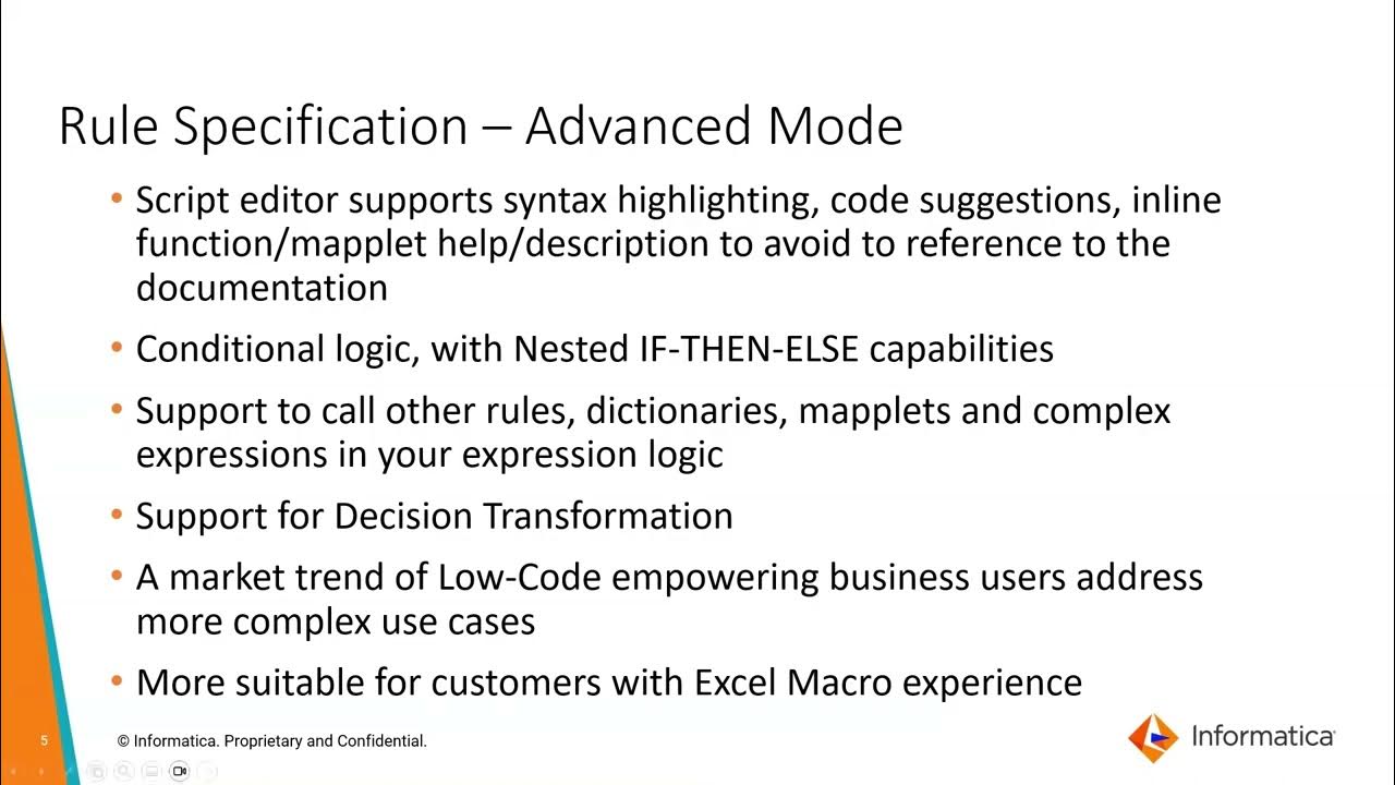 Demo Data Profiling of Source Mapplet, Scorecard, and Rule Specification in Advanced Mode - YouTube