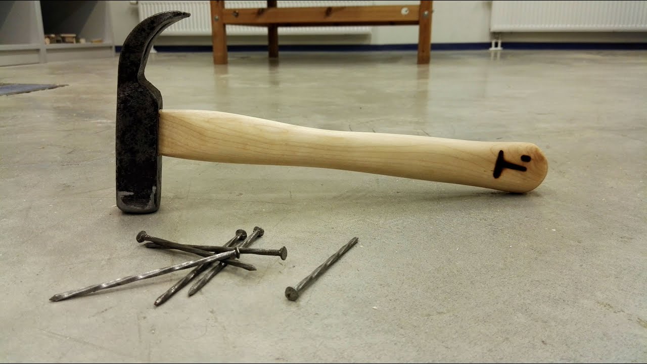 How To Restore: Old Handmade Hammer - YouTube