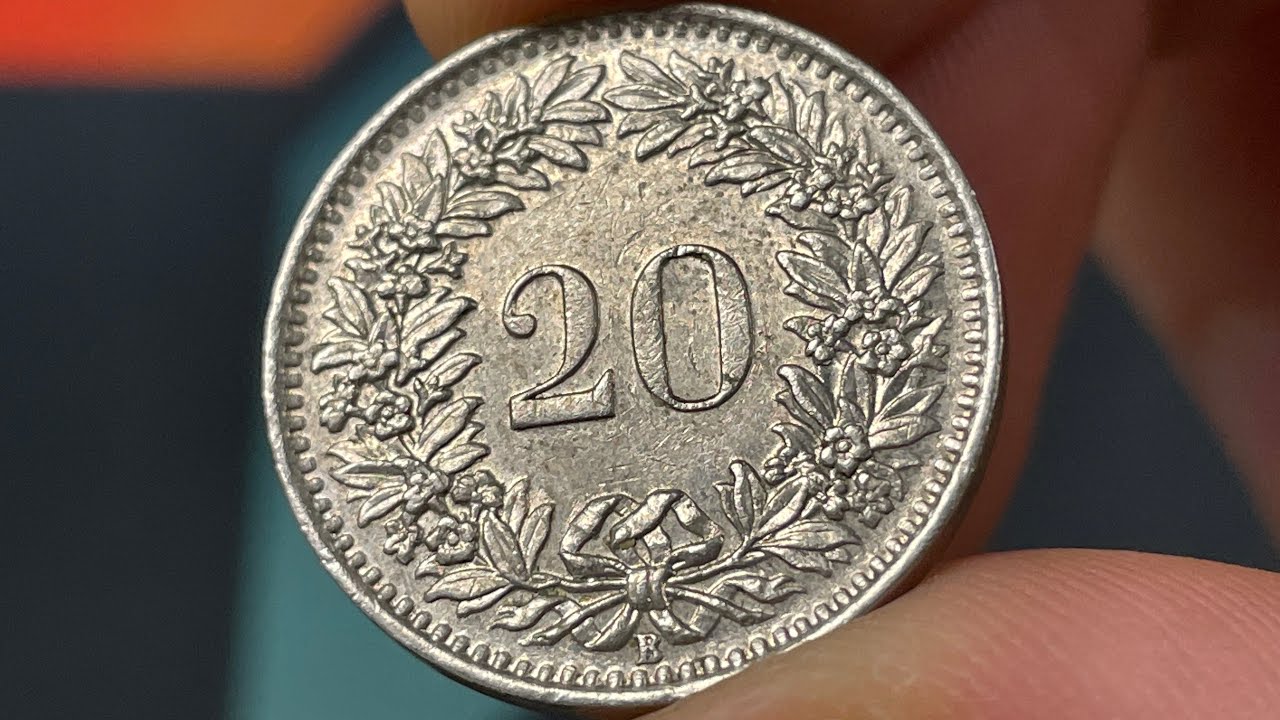 1962 Switzerland 20 Rappen Coin • Values, Information, Mintage, History ...