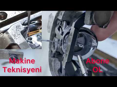 Çağanoz ayarı net anlatım/Industrial sewing machine repair, overlock machine settings, Juki-Brother 