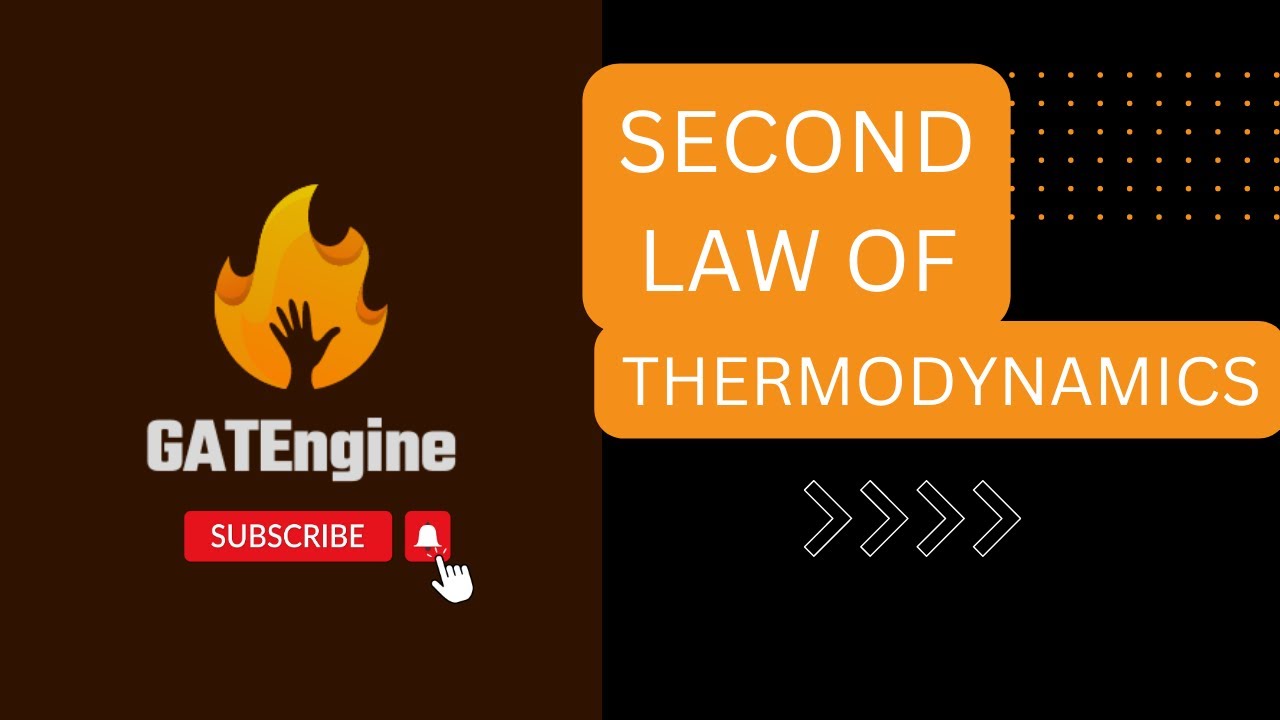 BASIC THERMODYNAMICS FOR GATE |THERMODYNAMICS PRACTICE COURSE |CHAPTER-6 | 2ND LAW OF ...